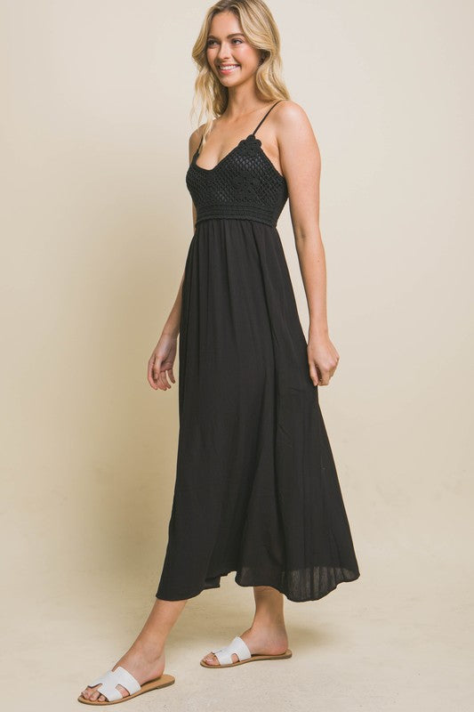 Olivia May Maxi Dress (Black) – Aspen Lace Boutique