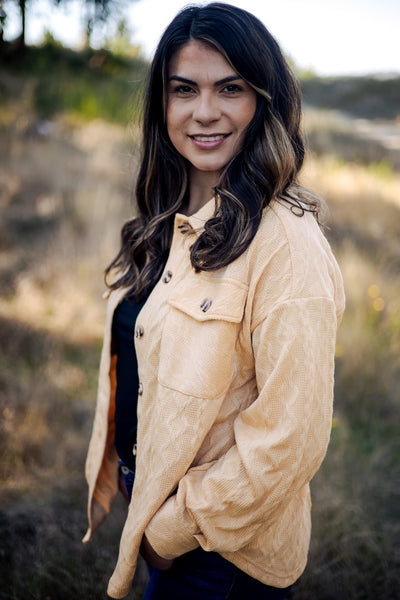 Miranda Cable Knit Shacket (Honey) – Aspen Lace Boutique