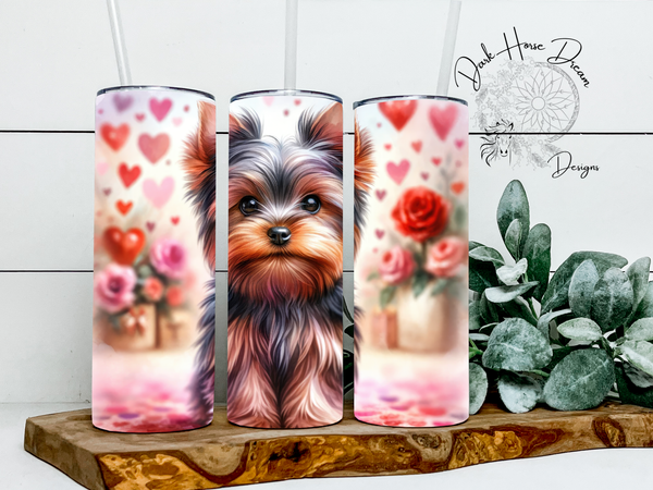 Yorkie Puppy Tumbler – Aspen Lace Boutique