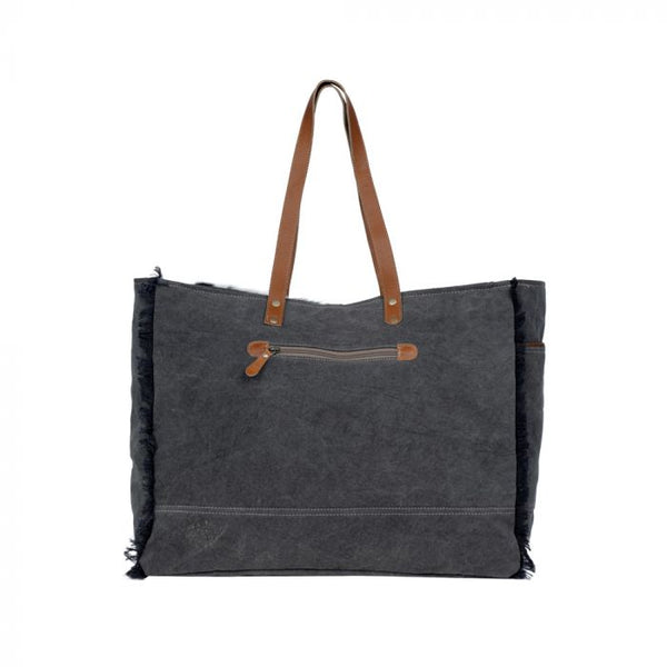 Matty Affair Canvas & Hairon Weekender Bag – Aspen Lace Boutique